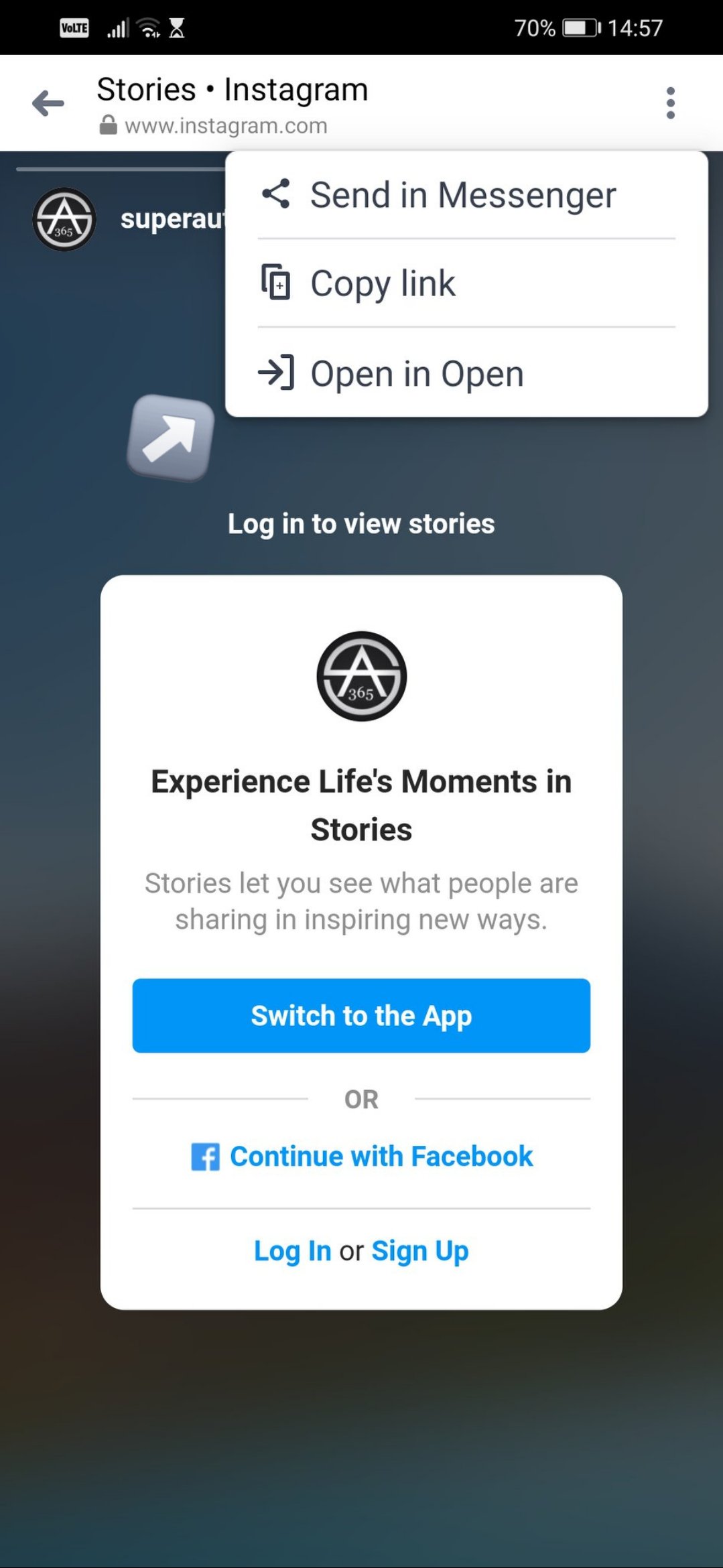 Ahh yes, I want to open in open...My favourite app | Scrolller