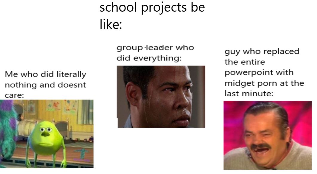 ahhhhh, the classic school project | Scrolller