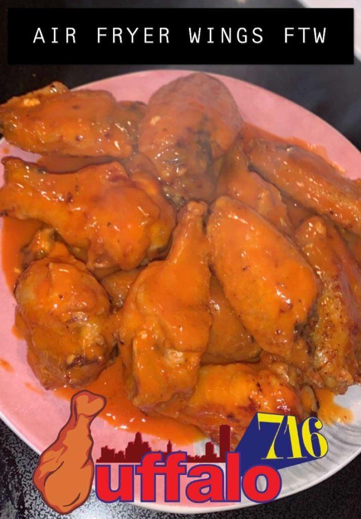 Air fried wings- Medium/ EXTRA crispy | Scrolller