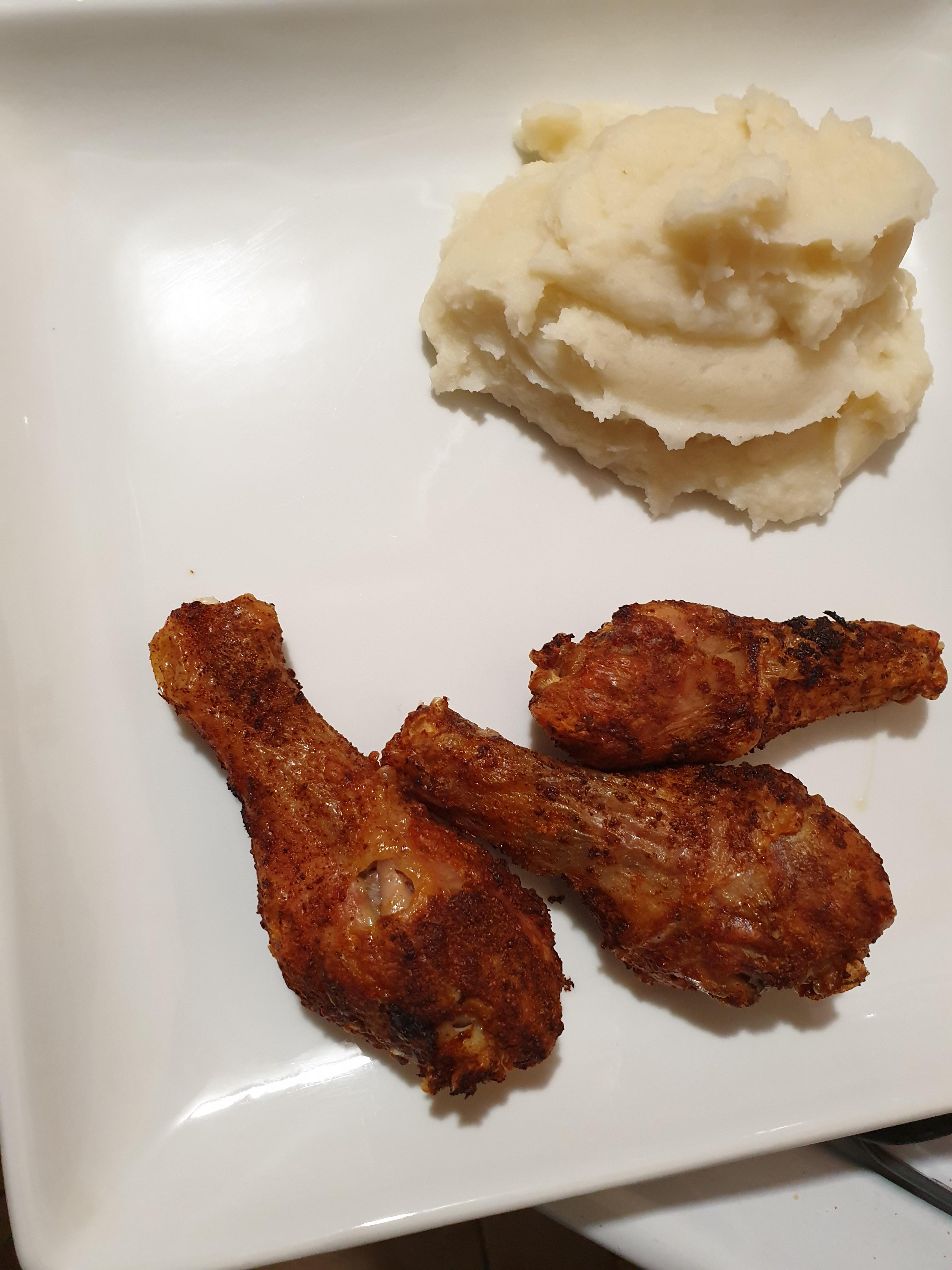 Air Fryer Drumsticks. Seasoned with Old Bay Seasoning | Scrolller
