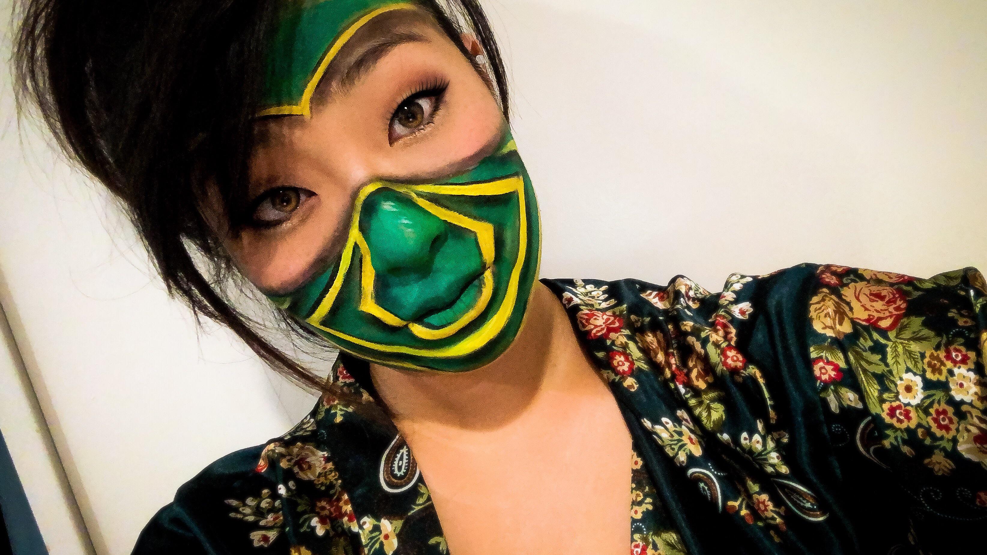 Akali facepaint by me | Scrolller