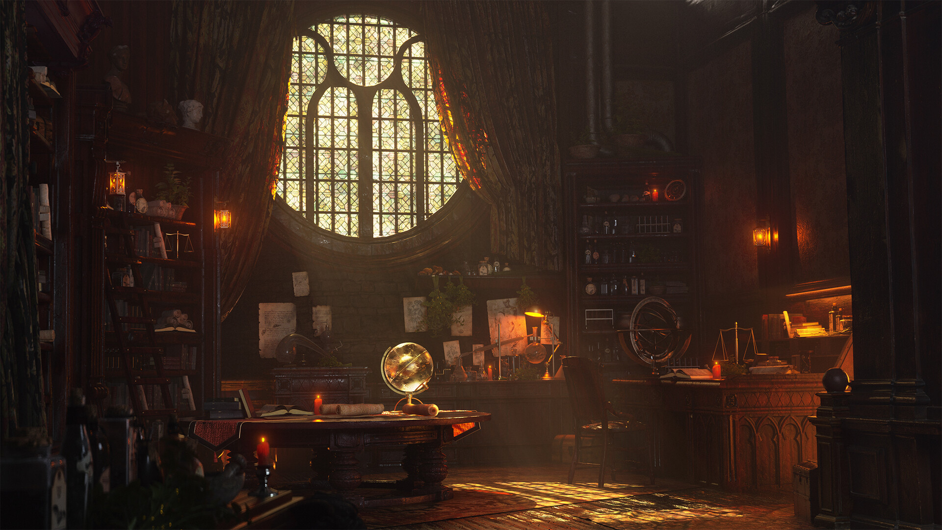 [/r/ImaginaryInteriors] Alchemists Hideout by Oliver Beck | Scrolller