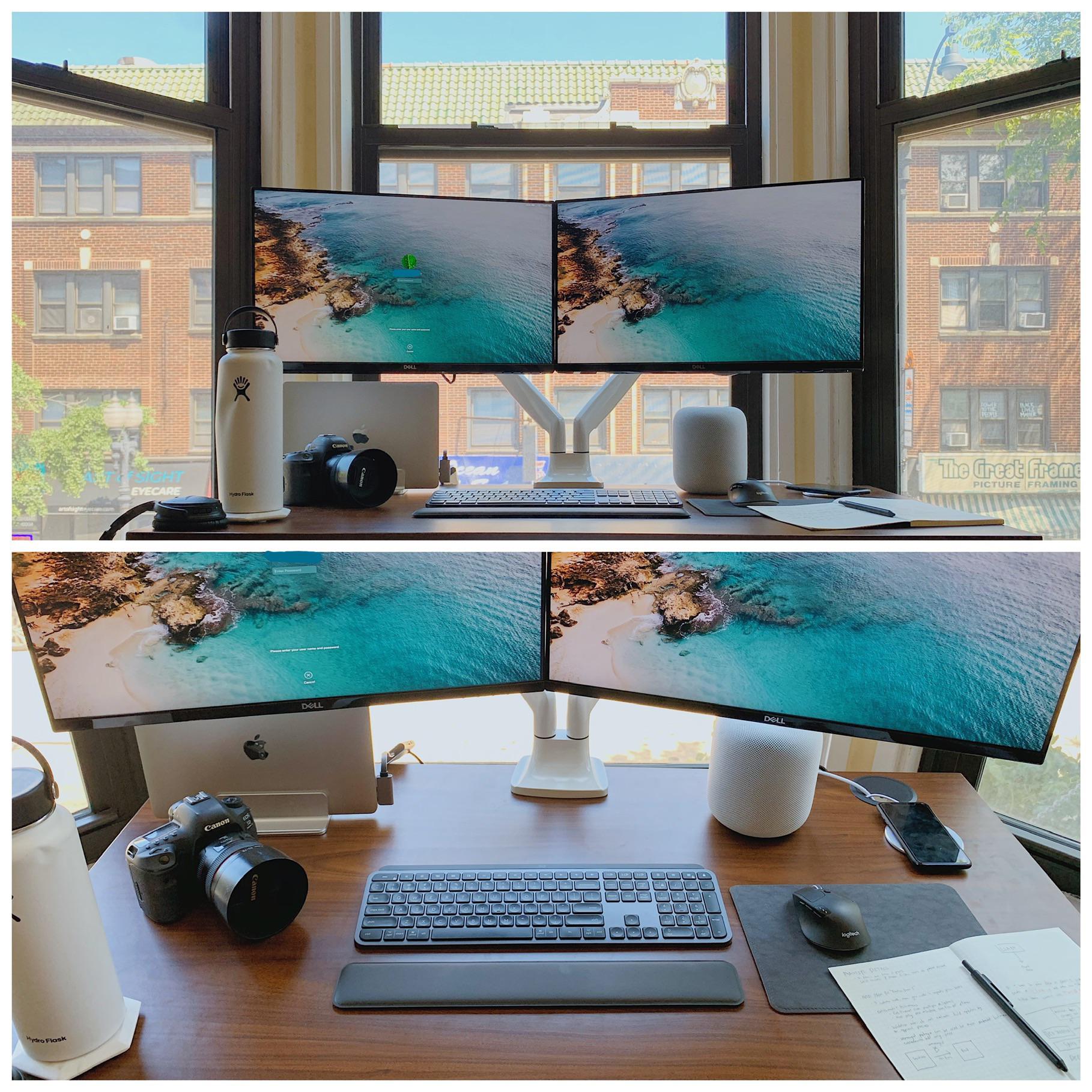 all the sunlight this corner gets makes this workspace 3x more enjoyable | Scrolller