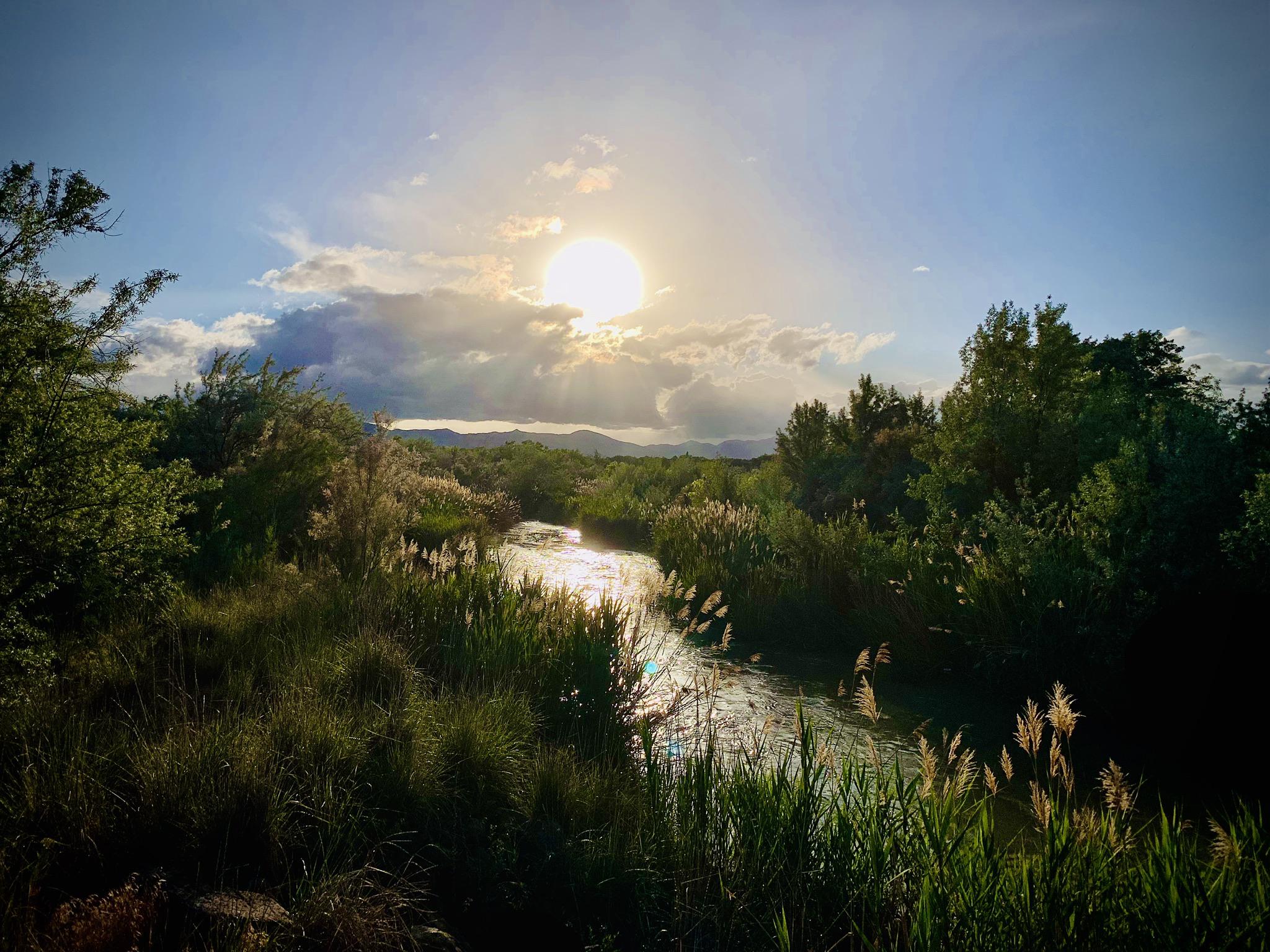 Along the Jordan River Parkway. That trail is a Utah County/Salt Lake ...