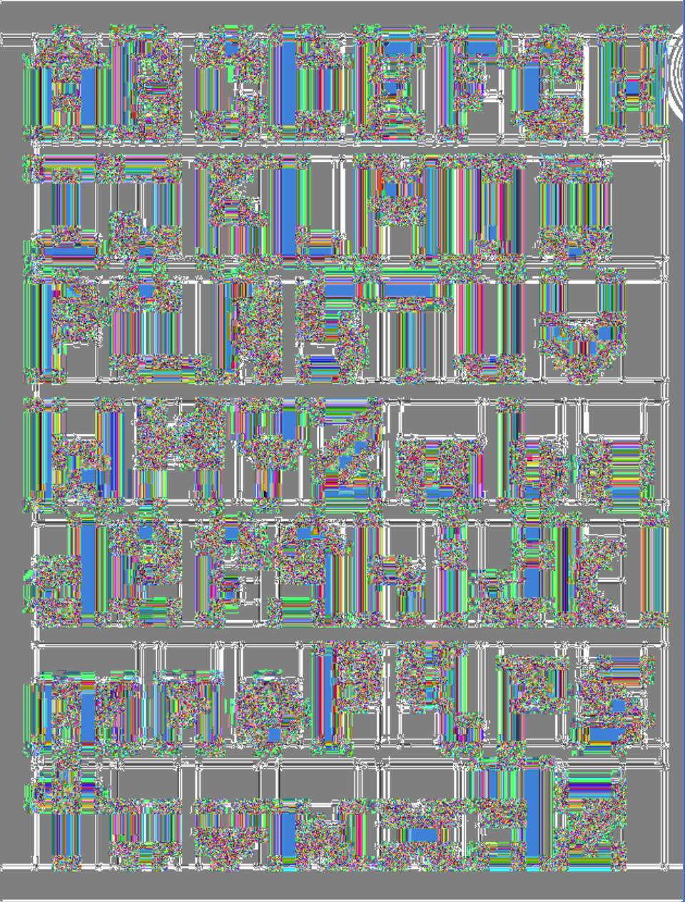 alphabet glitch | Scrolller