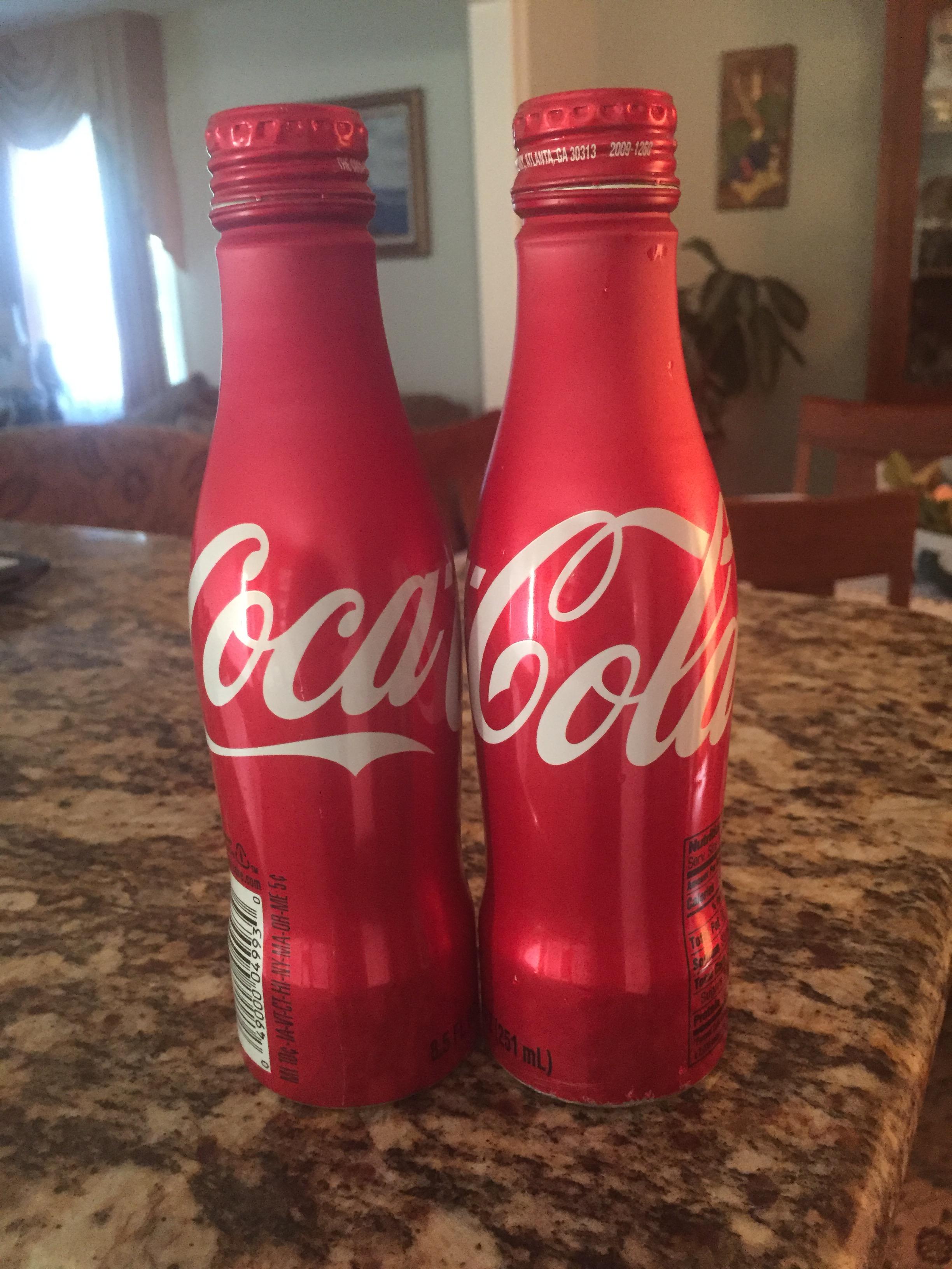 Aluminum Coke bottles | Scrolller