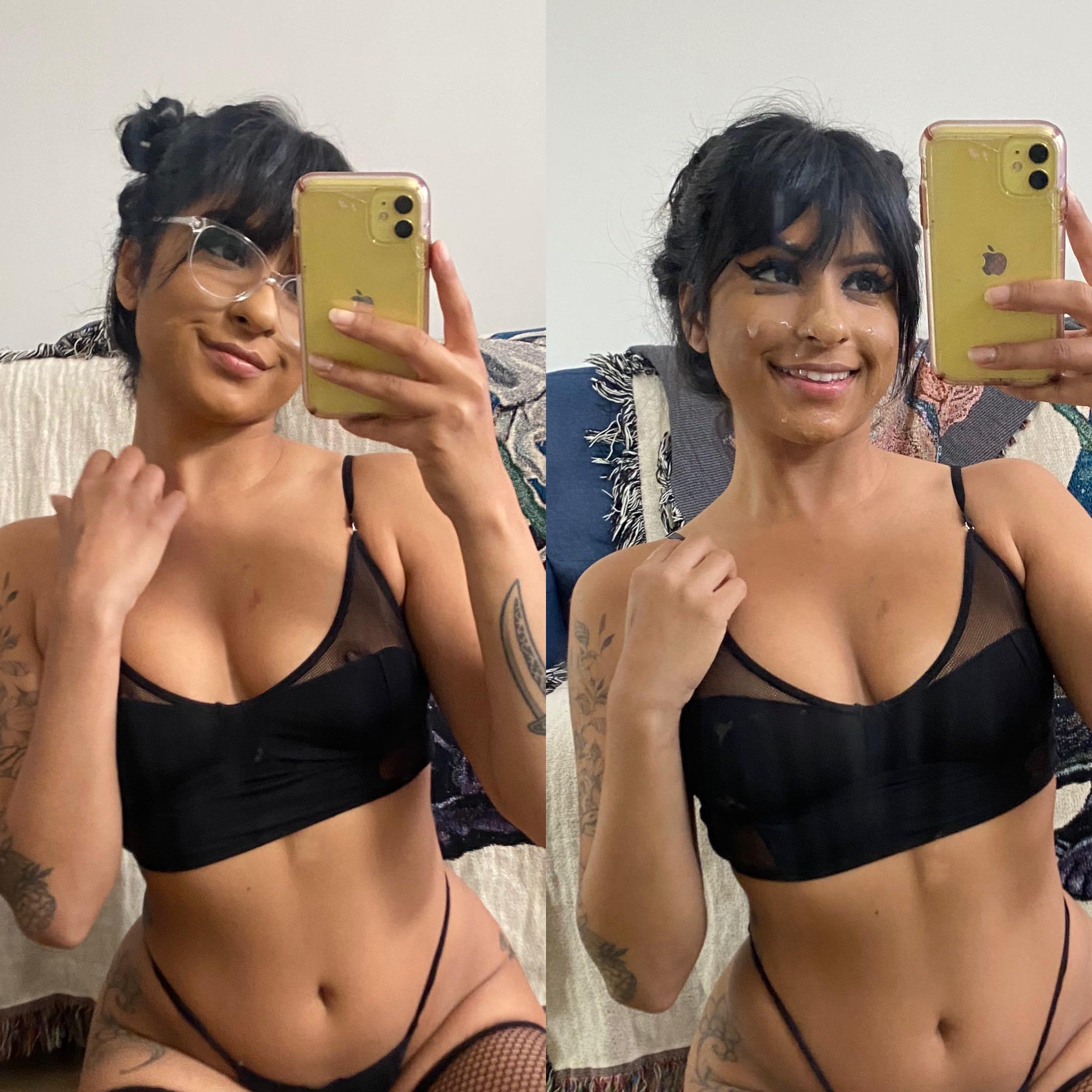 Always happier with a load on my face. 😊 | Scrolller