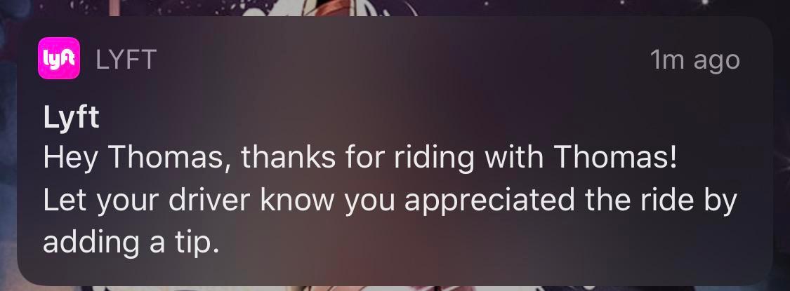 Always tip a fellow Thomas | Scrolller