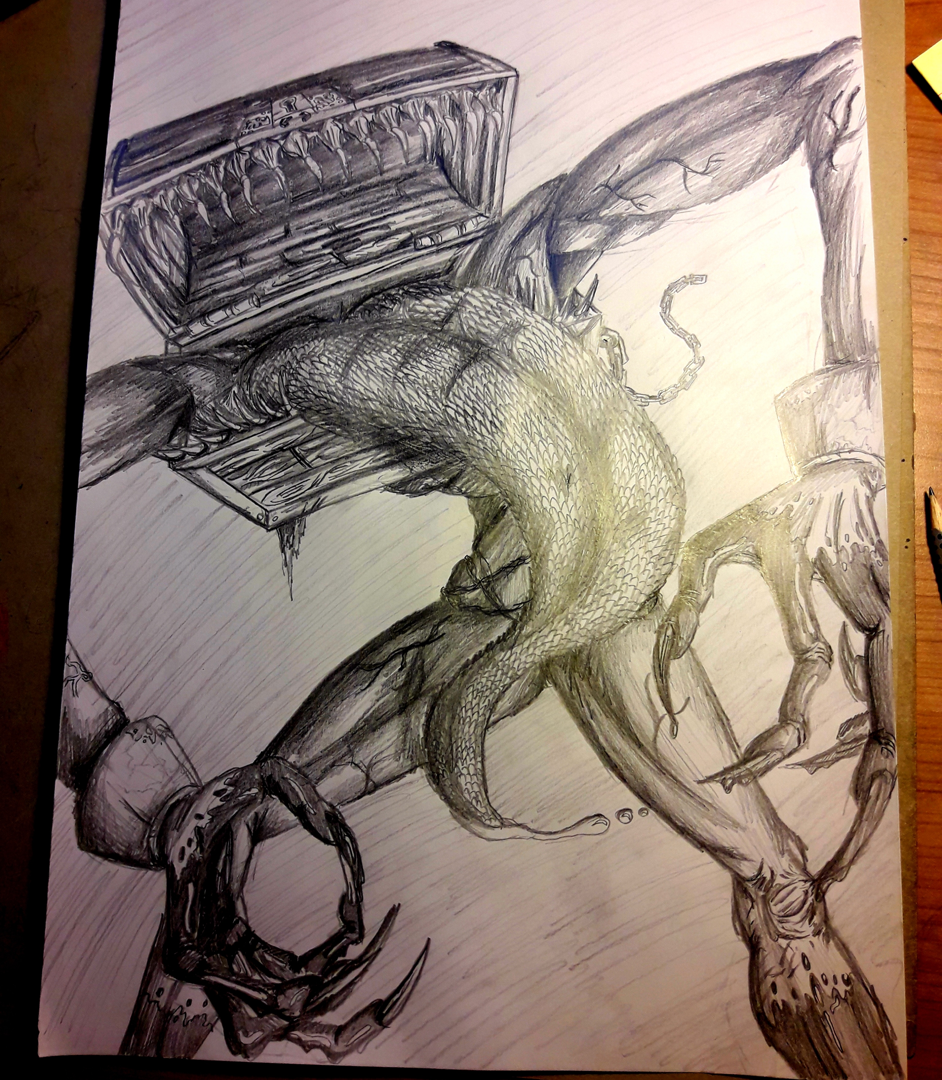 "Amazing chest ahead" by me | Scrolller