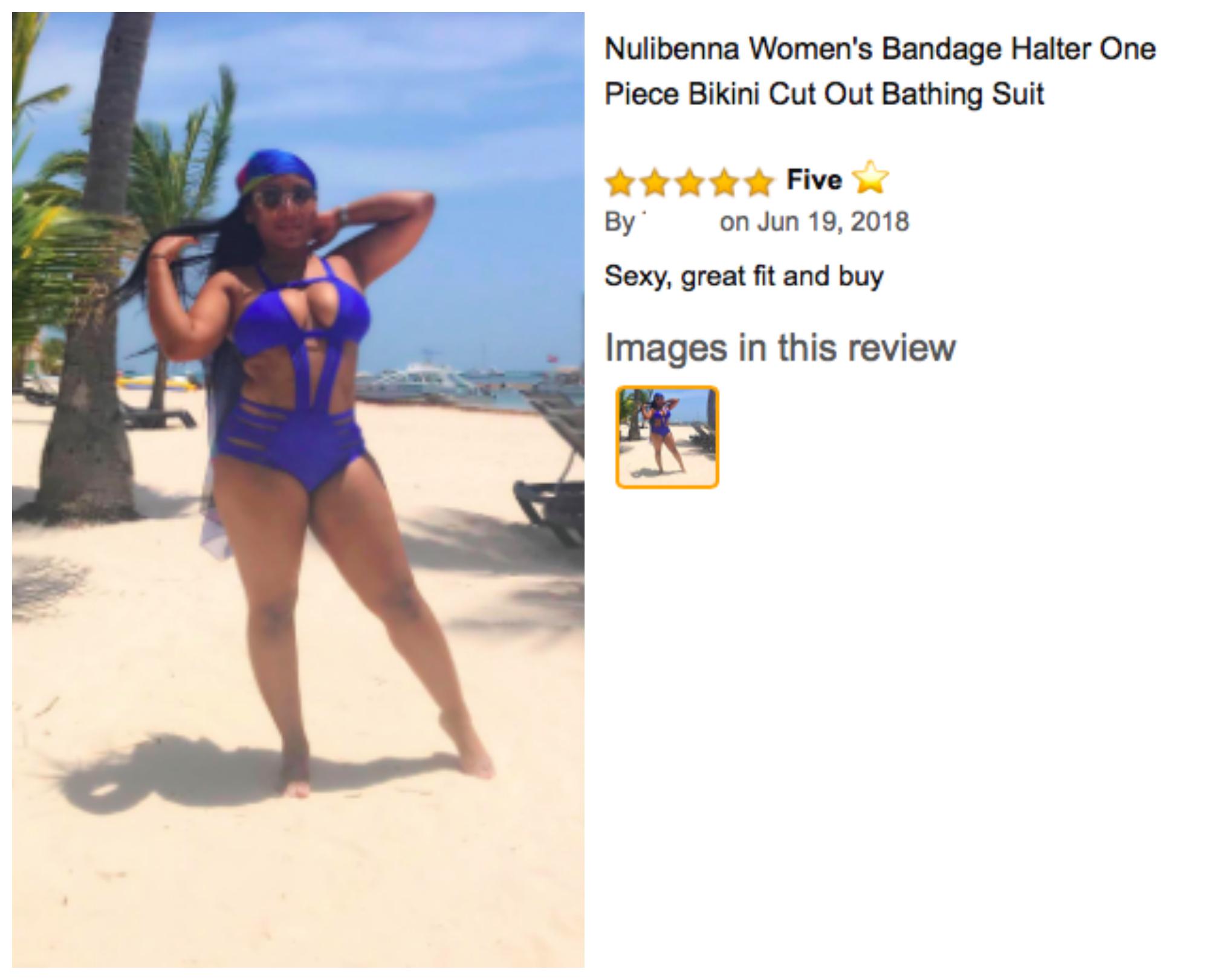Amazon Girl Blue Swimsuit Review | Scrolller