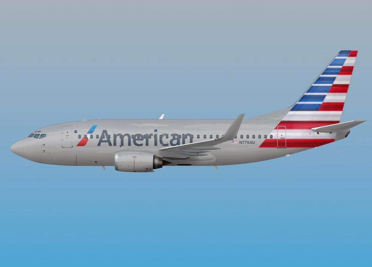 AMERICAN AIRLINES 737-700 concept livery | Scrolller