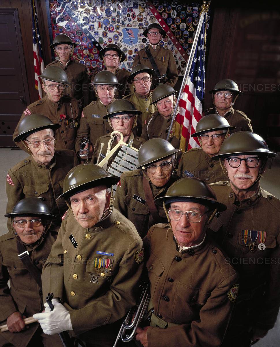 American WWI veterans at a reunion, 1978. | Scrolller