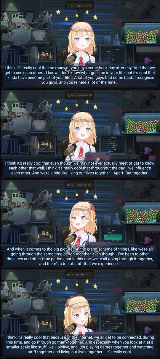 Ame's heartfelt speech | Scrolller