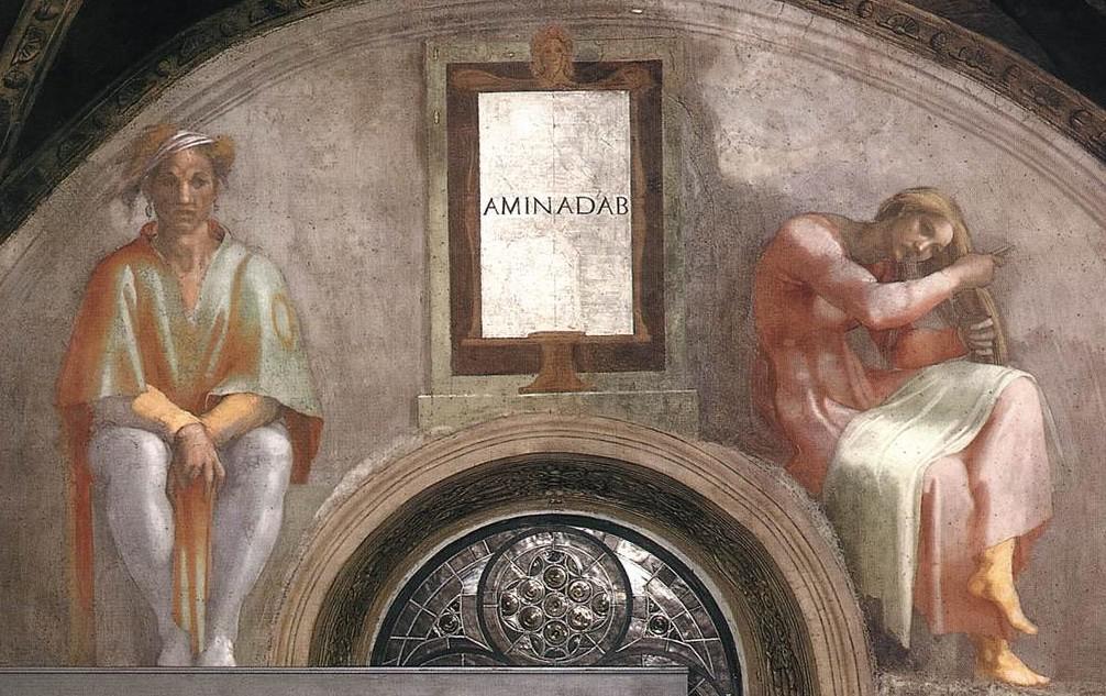 Aminadab Panel From the Sistine Chapel Ceiling | Scrolller