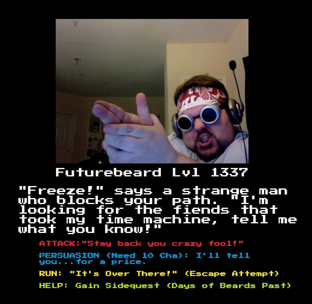 An aggressive time traveler appears! | Scrolller