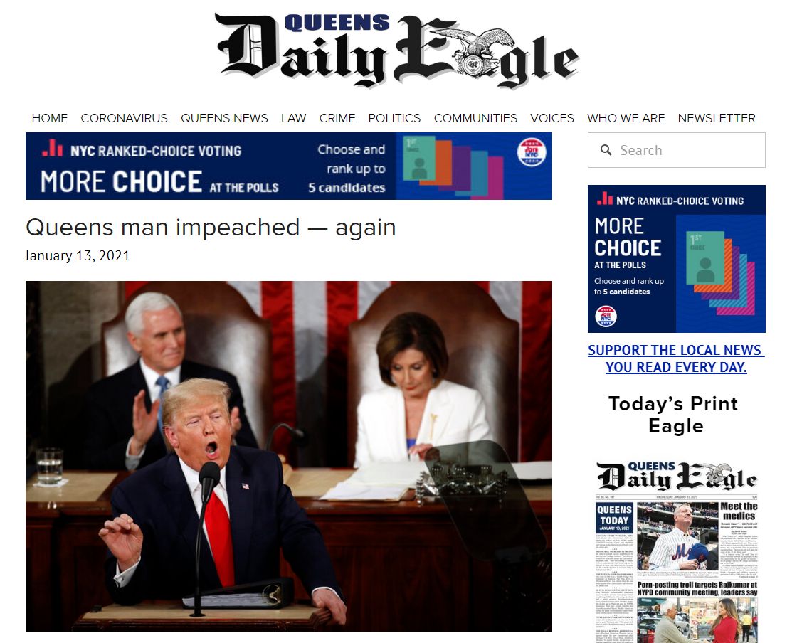 And now it's over to Trump's birthplace, Queens. | Scrolller