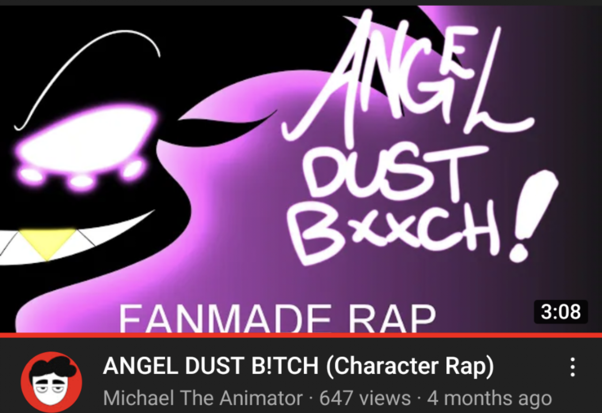 Angel Dust B!TCH (Fan Made Rap) | Scrolller