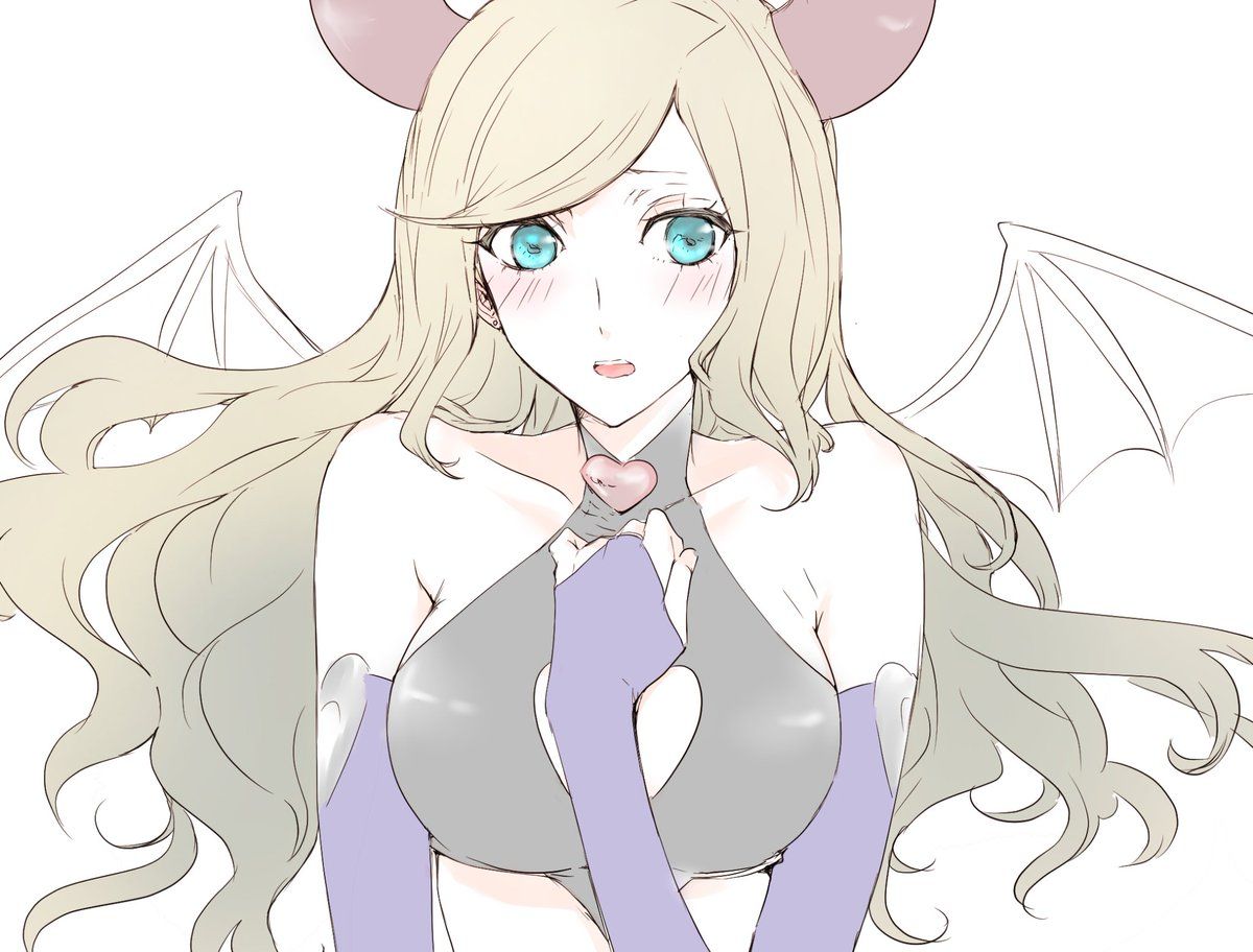 Ann embarrassed by her succubus outfit... | Scrolller