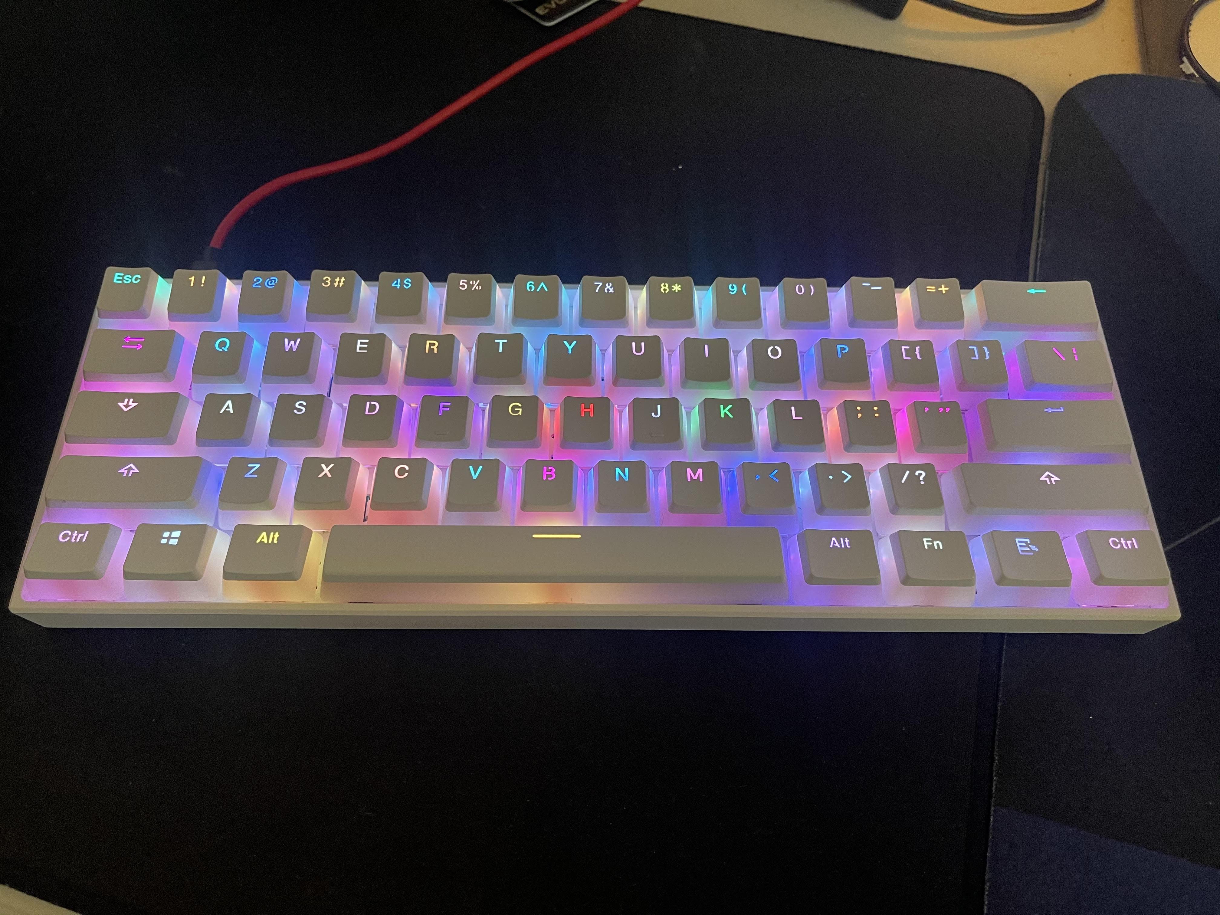 Anne Pro 2 X Hyper X White Pudding Key caps | Scrolller