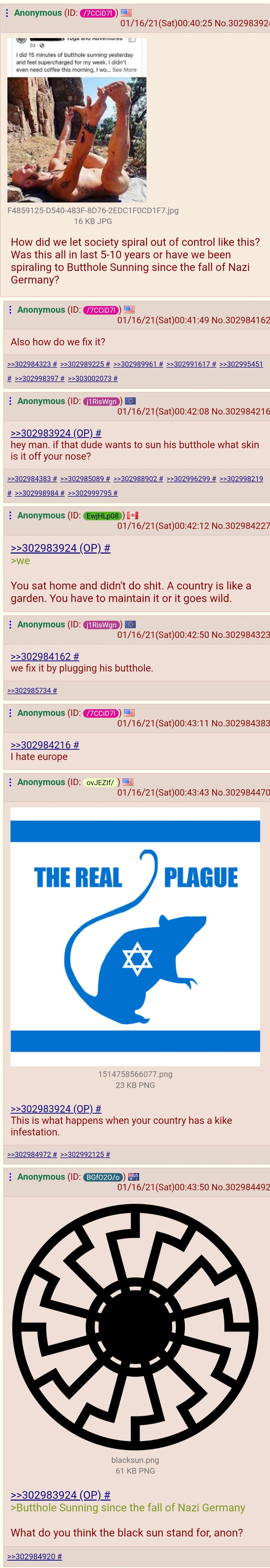 Anon explains the Black Sun Symbol. | Scrolller