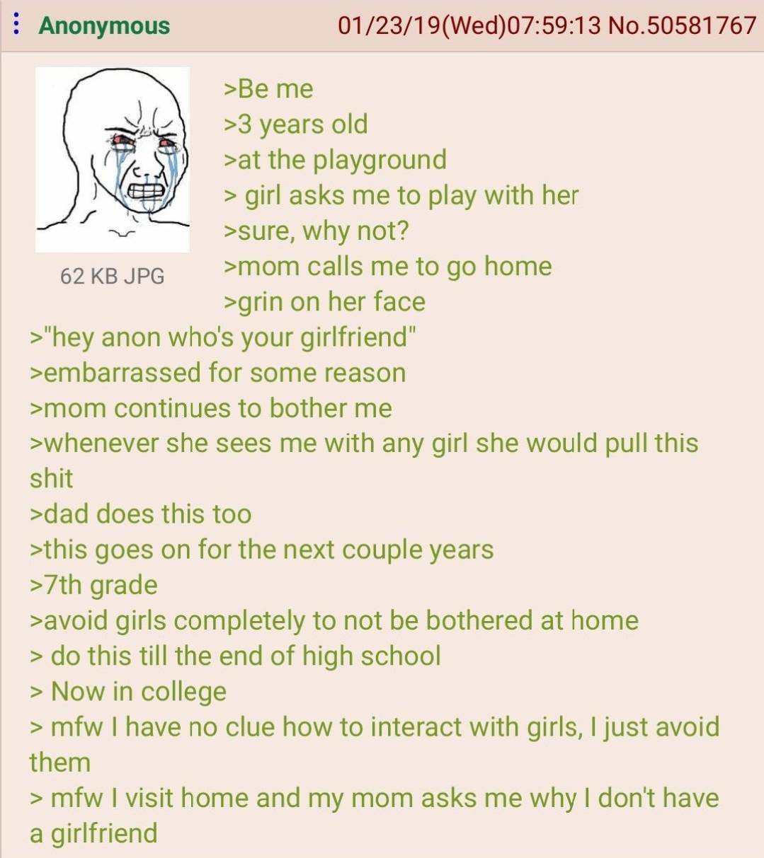Anon got bad parents | Scrolller