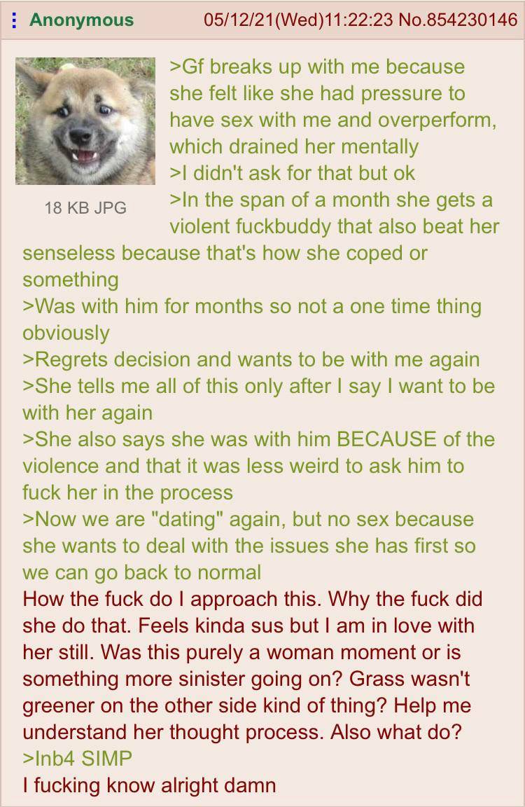 Anon has a girlfriend | Scrolller