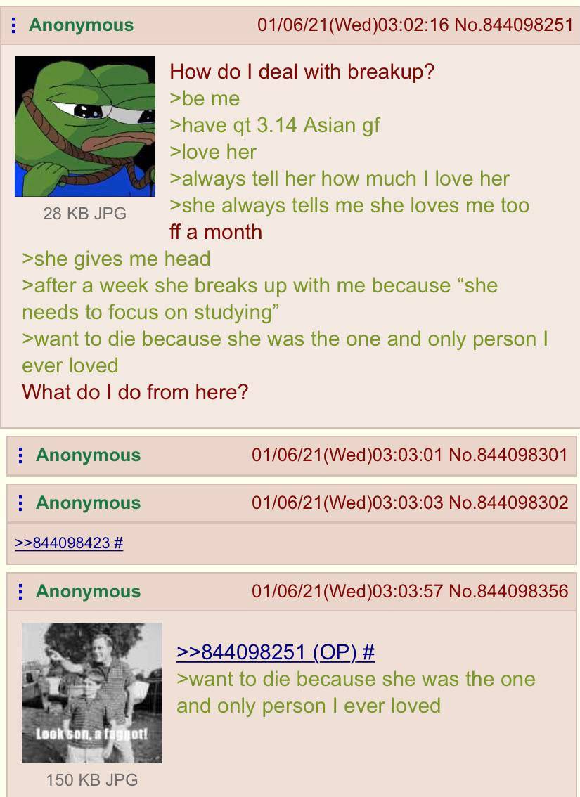 Anon is heartbroken | Scrolller