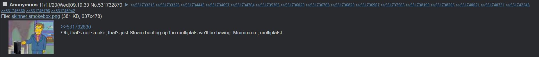 Anon loves steamed multiplats | Scrolller