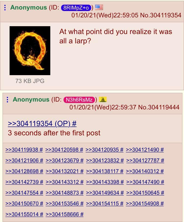 anon spots a larp | Scrolller