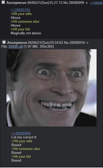 Anon talks about abuse. | Scrolller