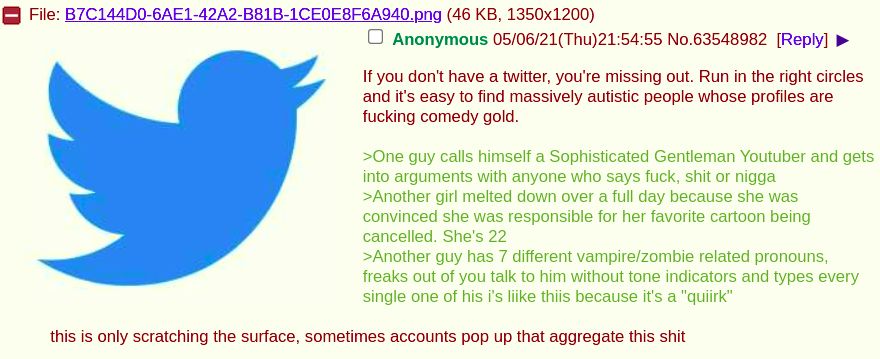 Anon talks about twitter | Scrolller