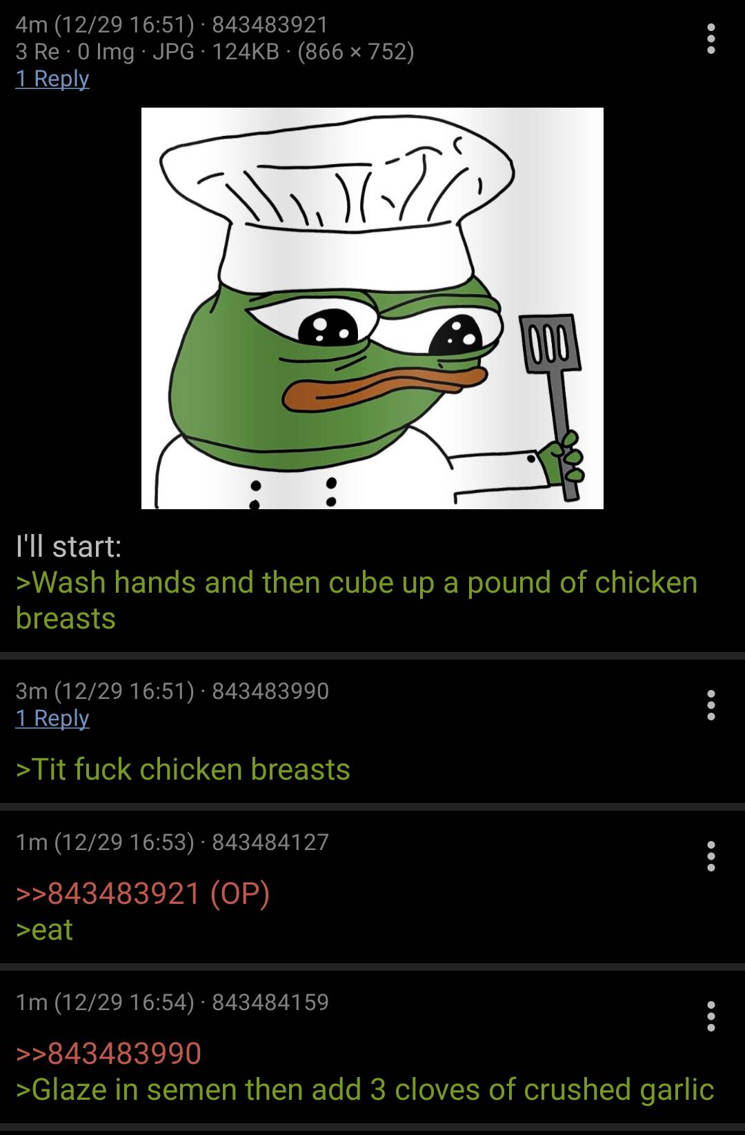 Anons are Michelin Star chefs | Scrolller