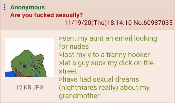 Anon's completely nornal sexual life | Scrolller