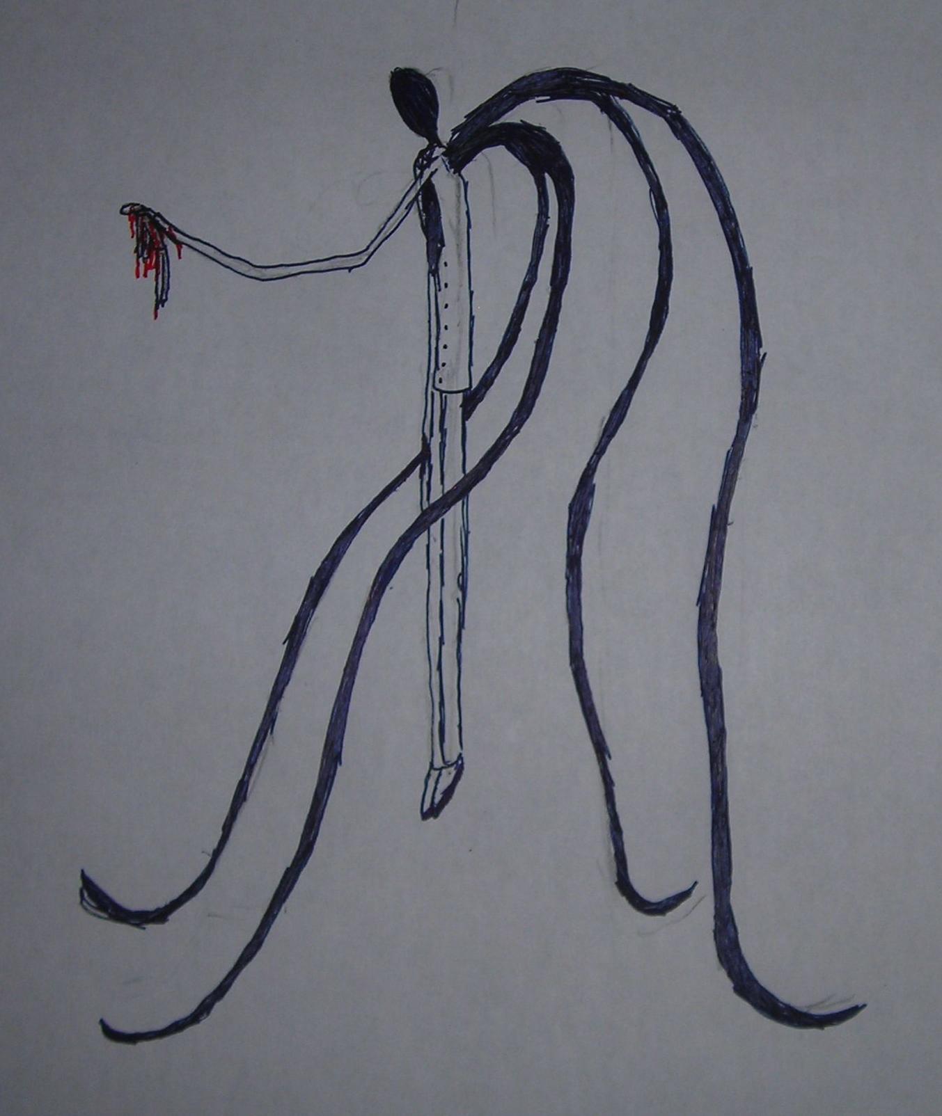 Another Slender Man Drawing. | Scrolller