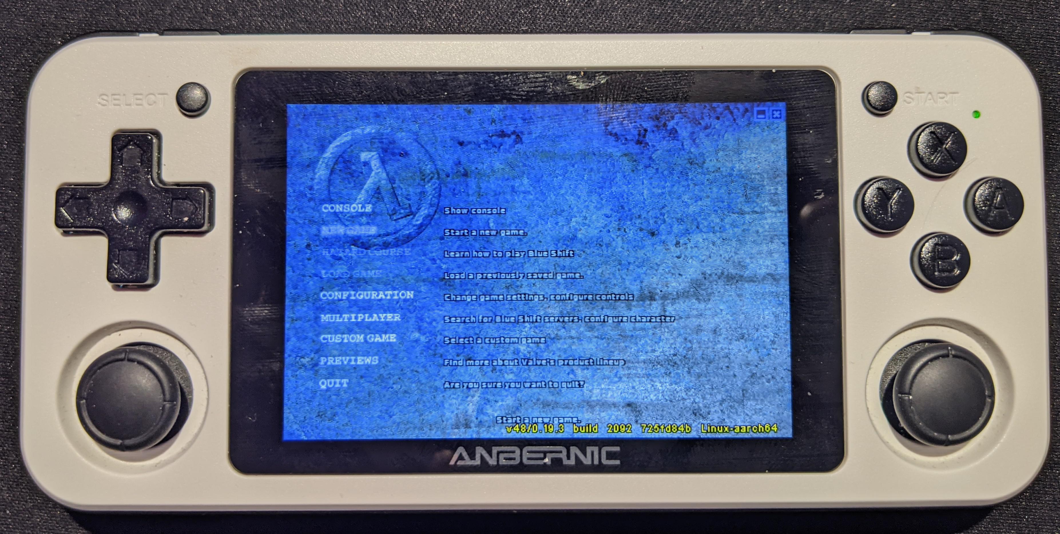 Any idea how to enable NEW game option in Blue Shift? | Scrolller