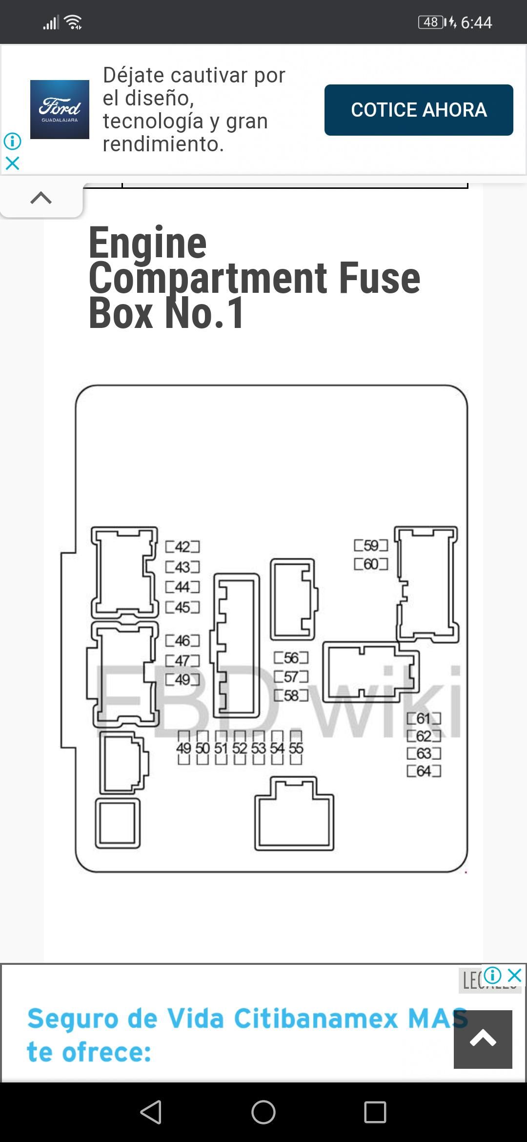 Anyone know where the Engine Compartment Fuse Box #1 is located? 2015 3.7 | Scrolller