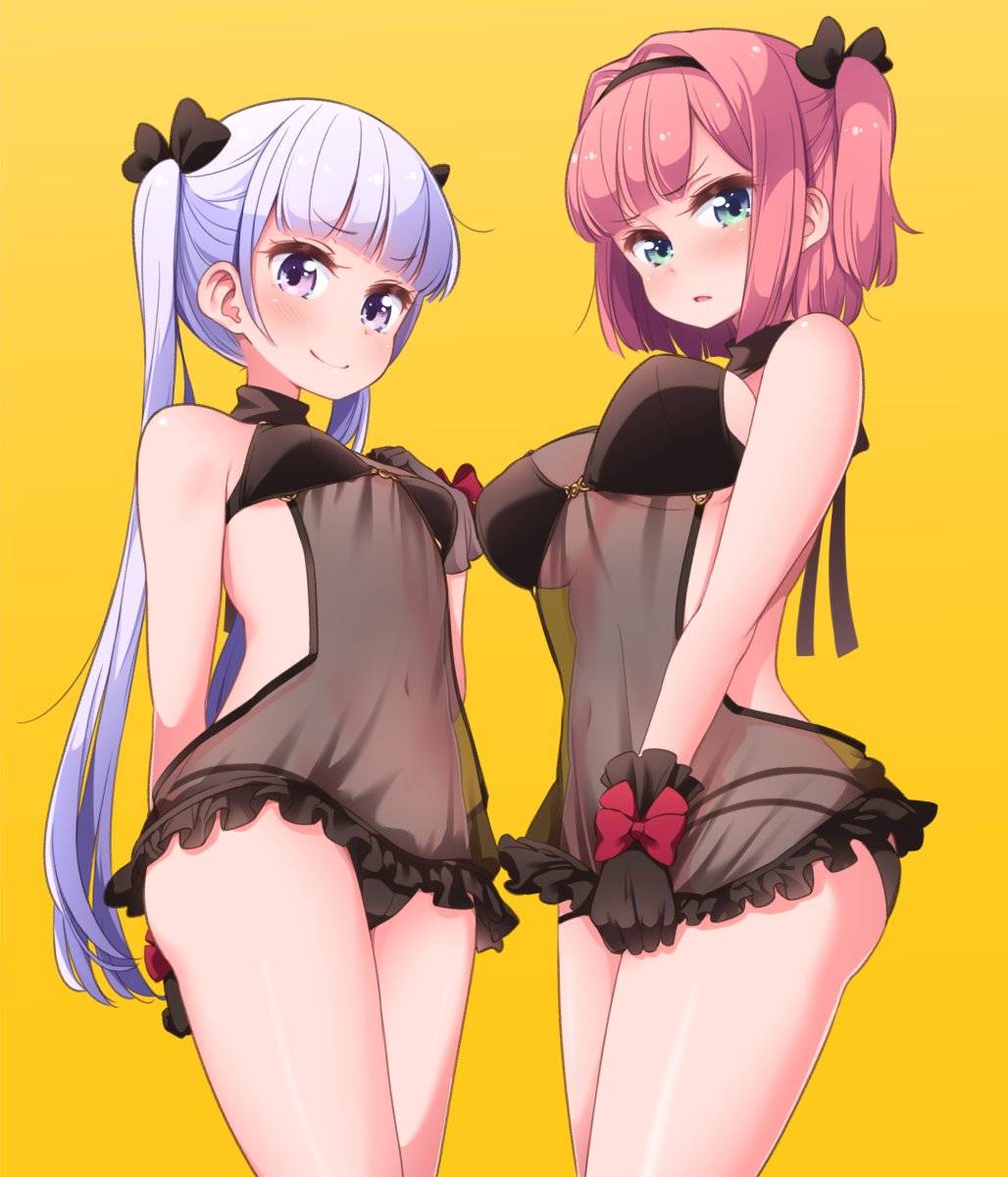 Aoba and Momiji [New Game!] | Scrolller