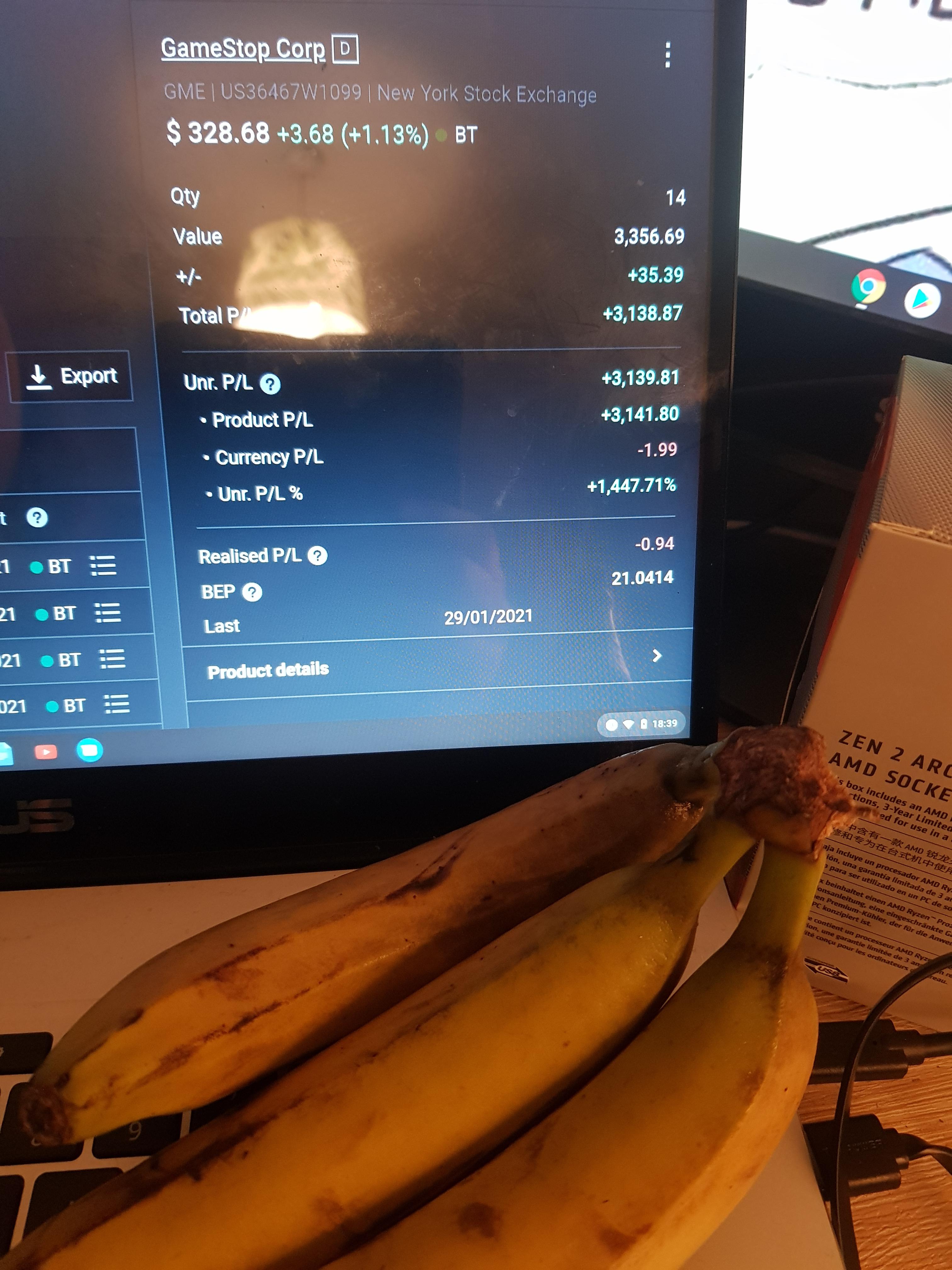 Ape like numbers go up, banana hands | Scrolller