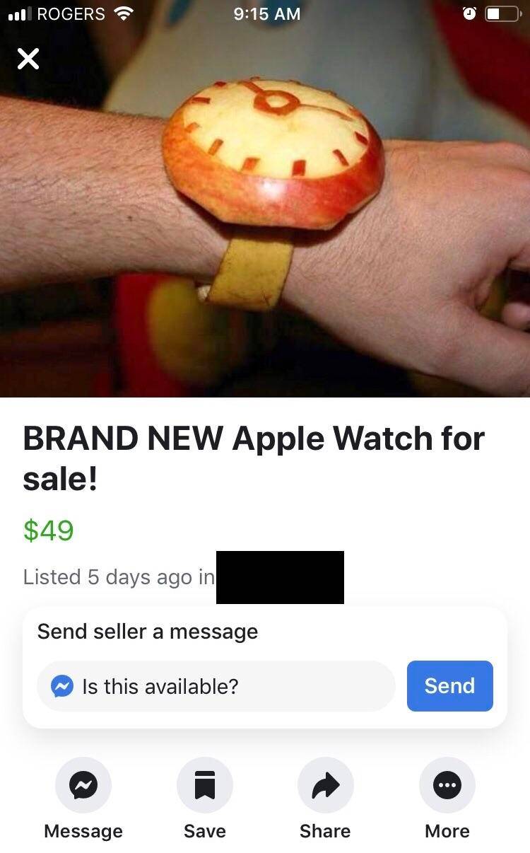 APPLE watch, a steal for $49 | Scrolller