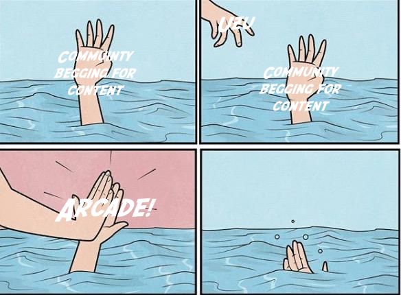 Arcade was OP first 10 min. | Scrolller