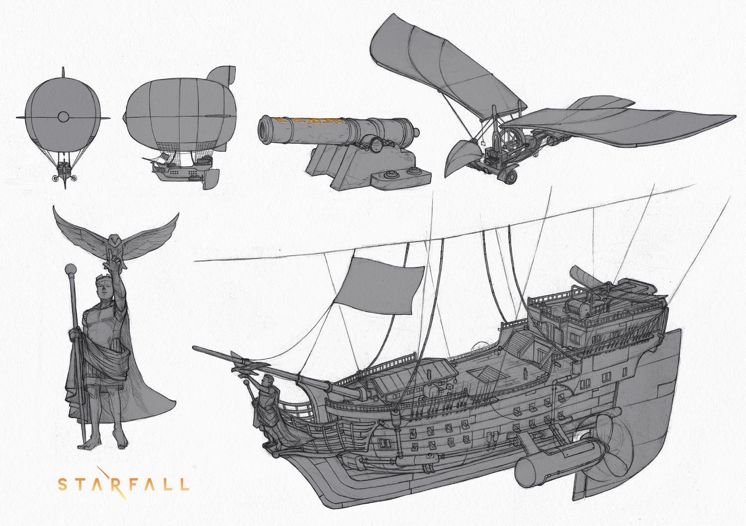 Arcadian airship concept | Scrolller