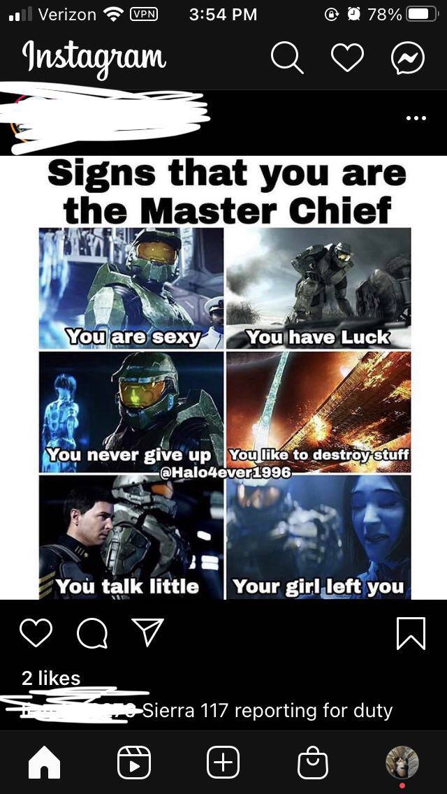 Are you master chief? | Scrolller