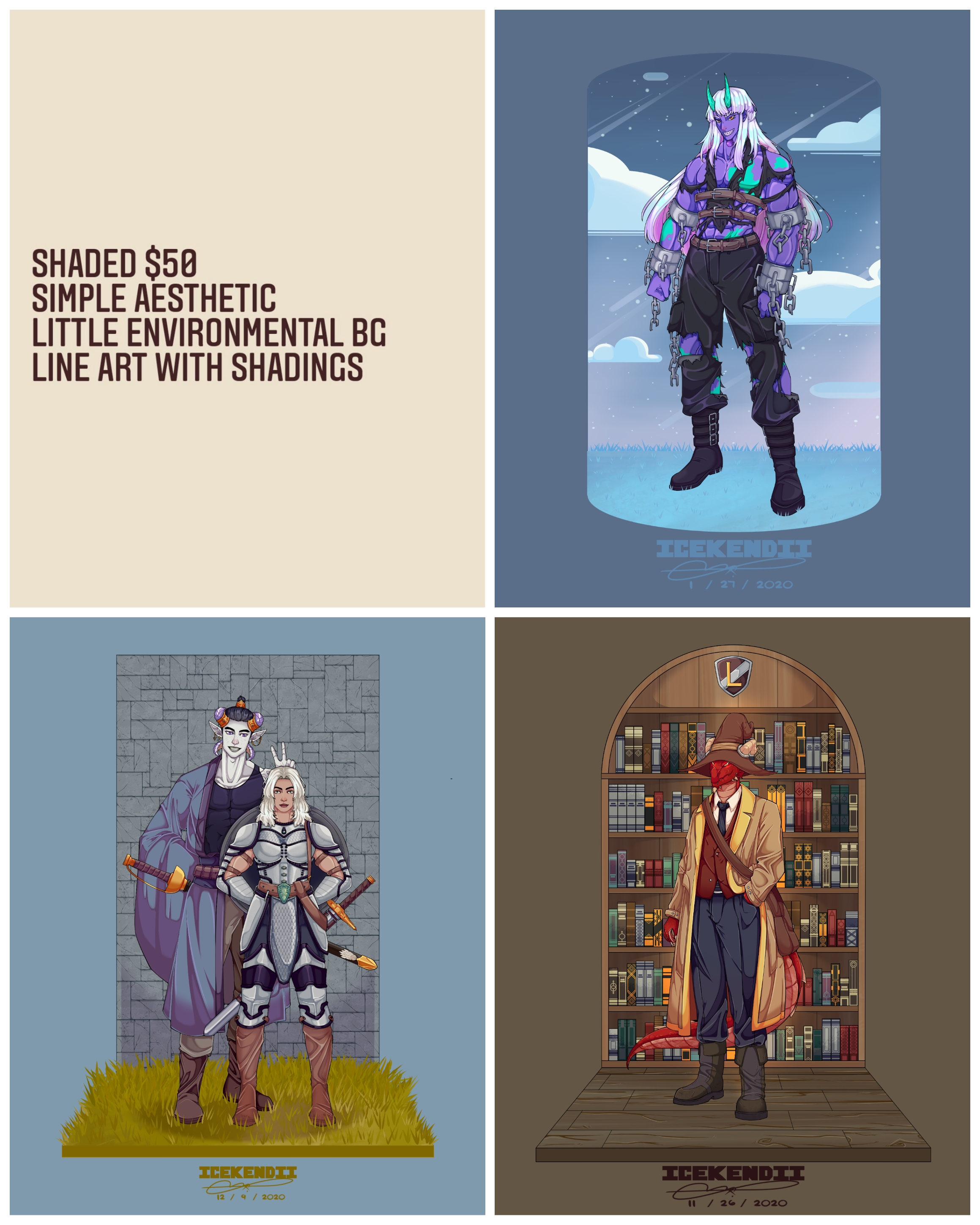 [ART] Commission open! HMU guys if you want your DnD character get drawn out hehe | Scrolller
