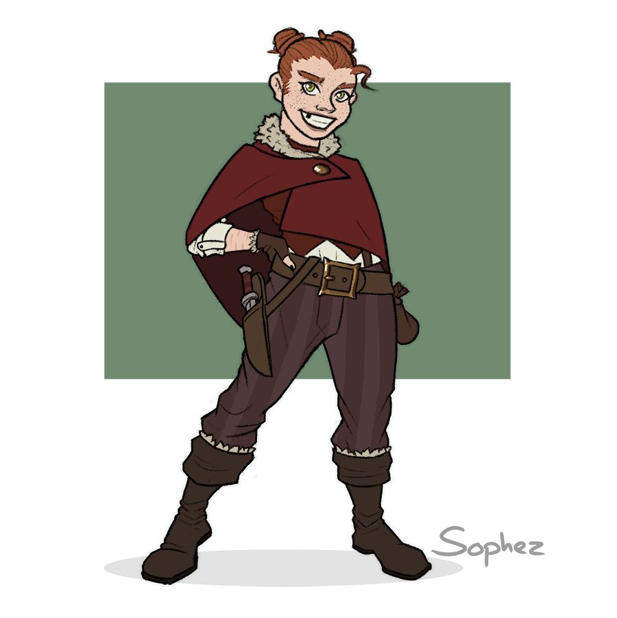 [ART] [OC] Brelda- Dwarf Rogue | Scrolller