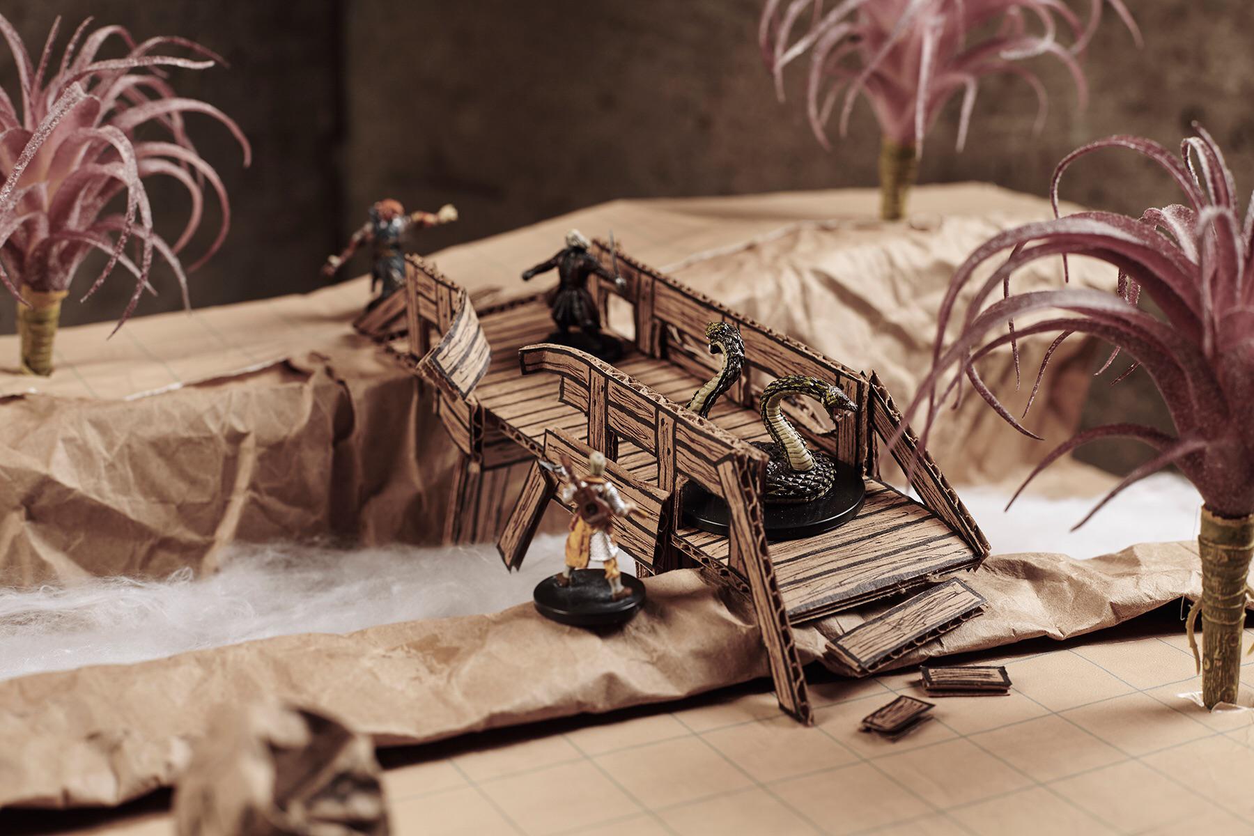 [ART] [OC] Cardboard bridge | Scrolller