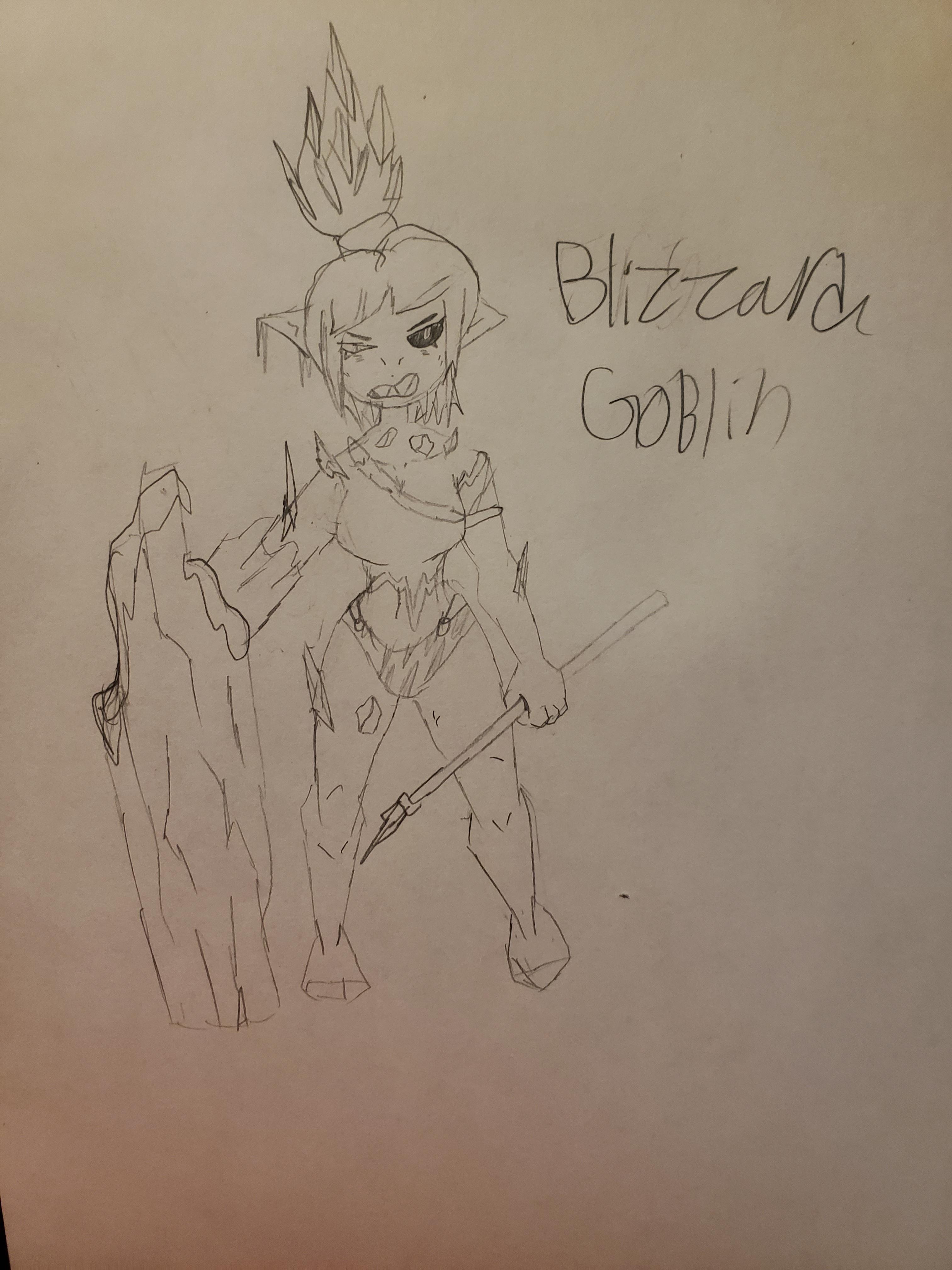 [ART] [OC] Introducing blizzard goblins, born from ice, not so nice and ready to bash you down ...