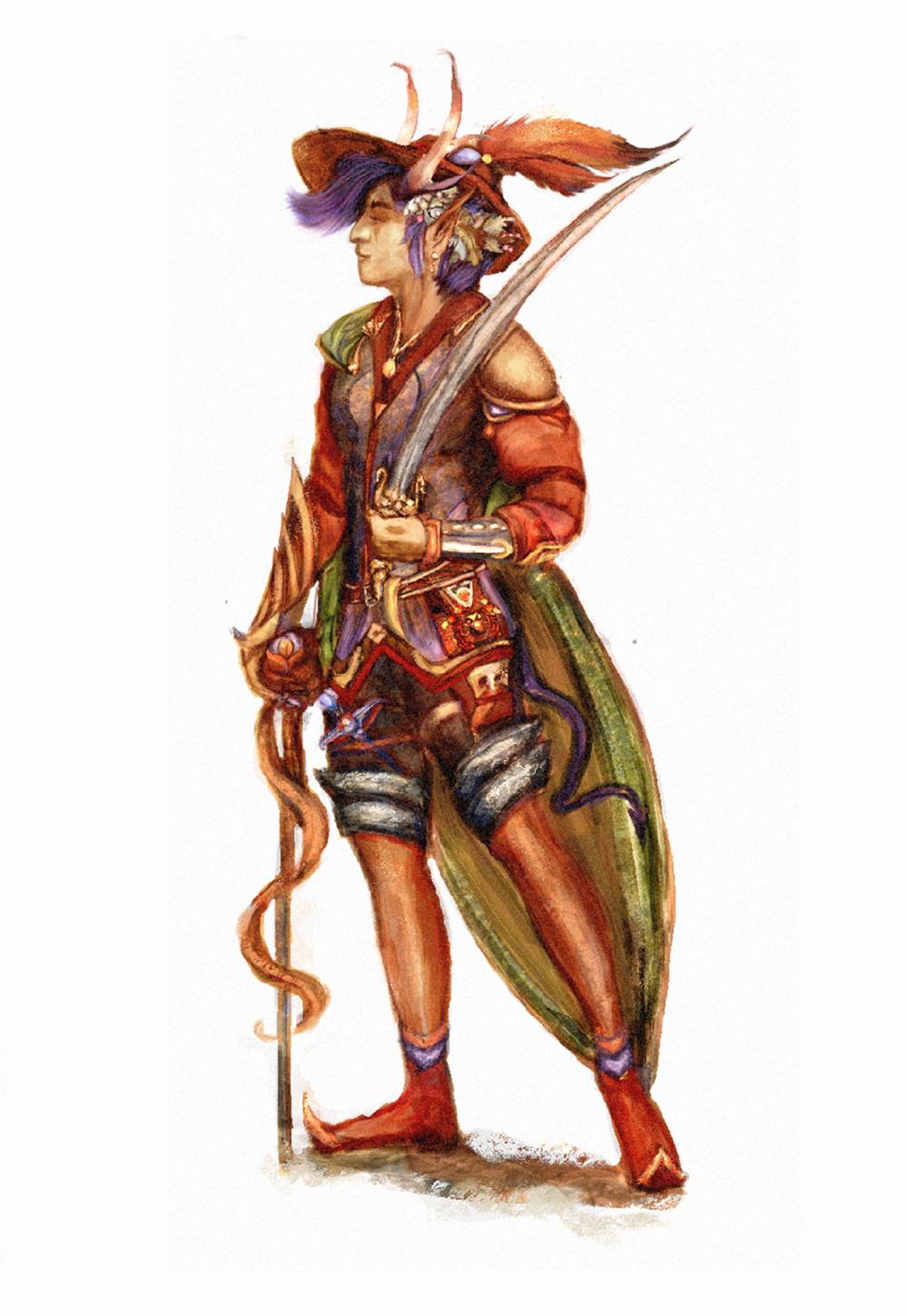 [Art][OC]tiefling bard/rogue 😈 | Scrolller