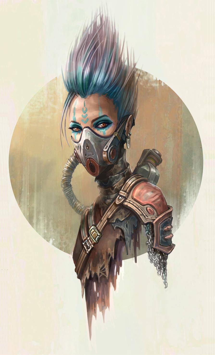Art: Post Apocalyptic Girl Portrait II | Scrolller