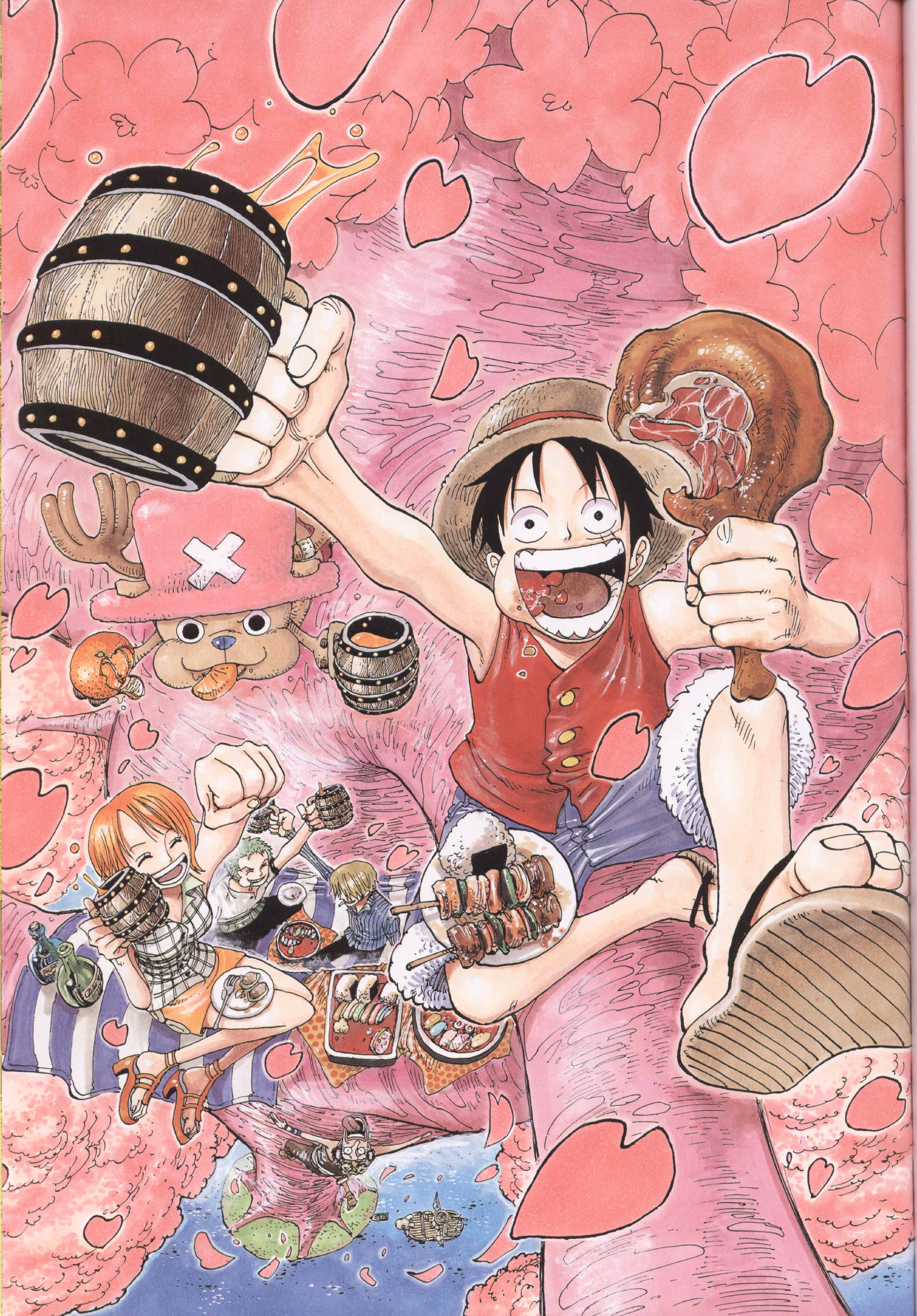 Artwork by Oda from Weekly Shonen Jump 2002 issue 15. | Scrolller