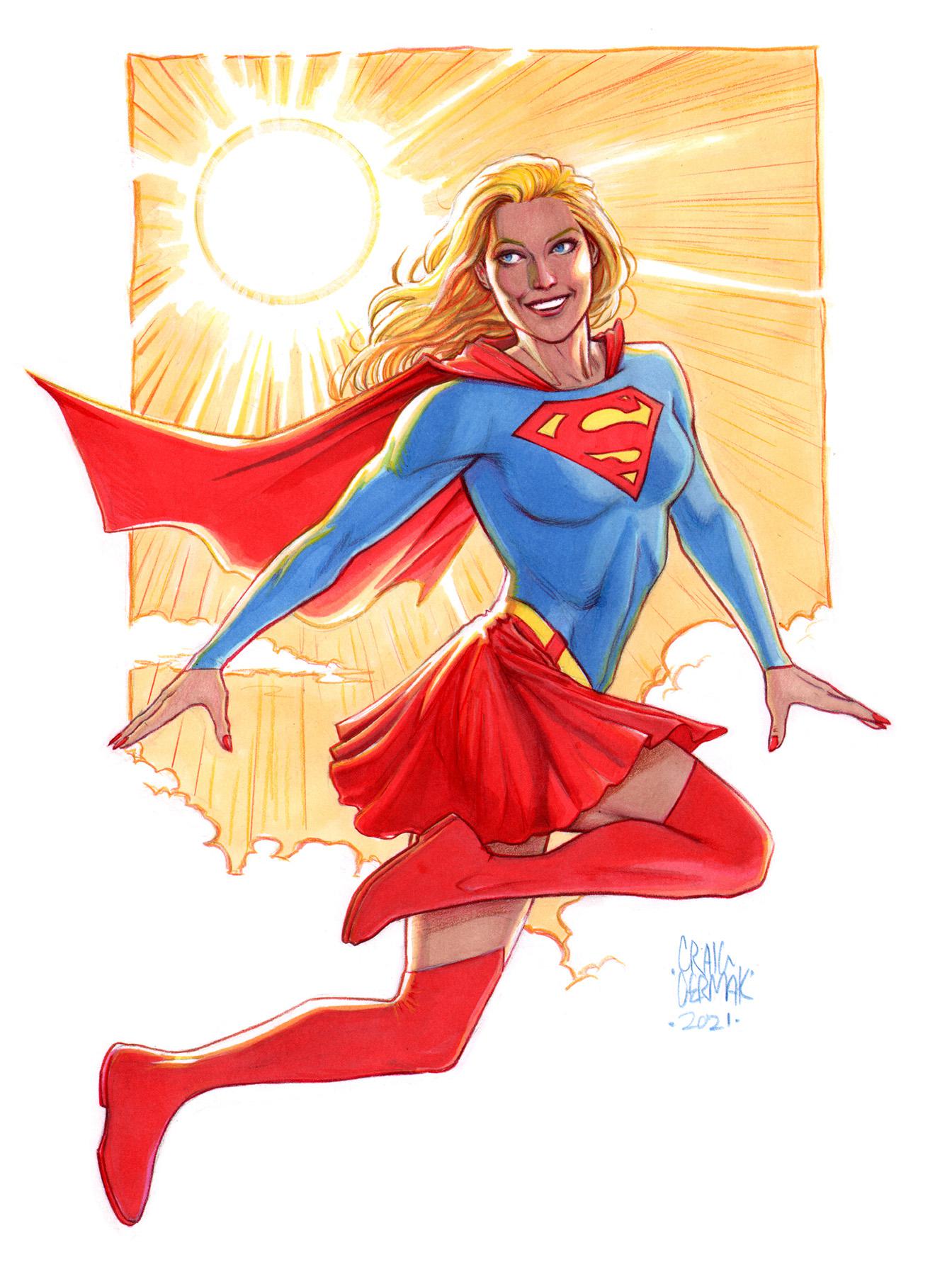 [Artwork] Supergirl, by Craig Cermak | Scrolller